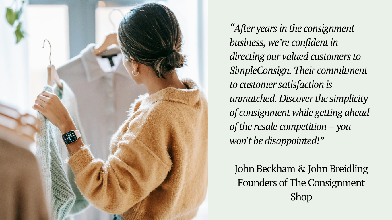 Make your transition easy with SimpleConsign!